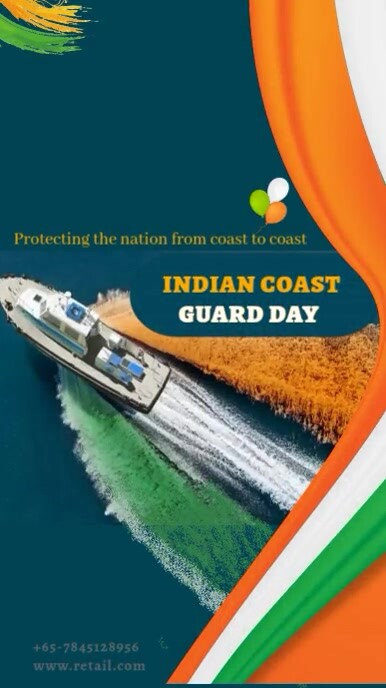 Indian Coast Guard Day Template | PosterMyWall