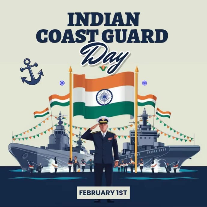 Indian Coast Guard Day Template | PosterMyWall