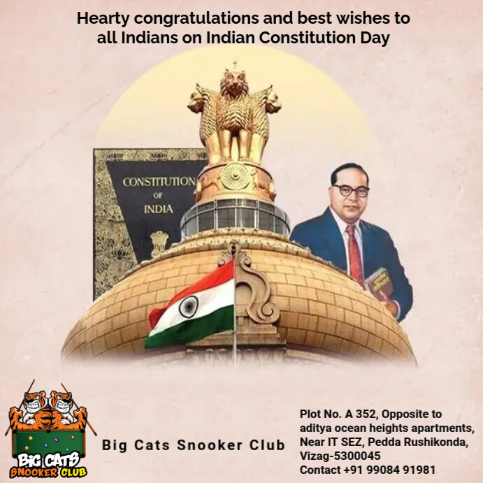 Indian Constitution Day Template | PosterMyWall