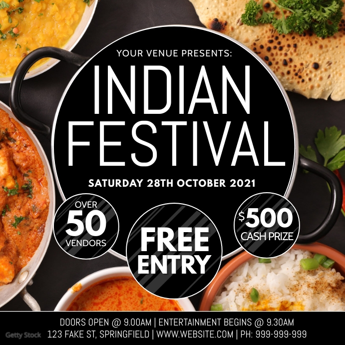 Copy of Indian Festival Poster | PosterMyWall