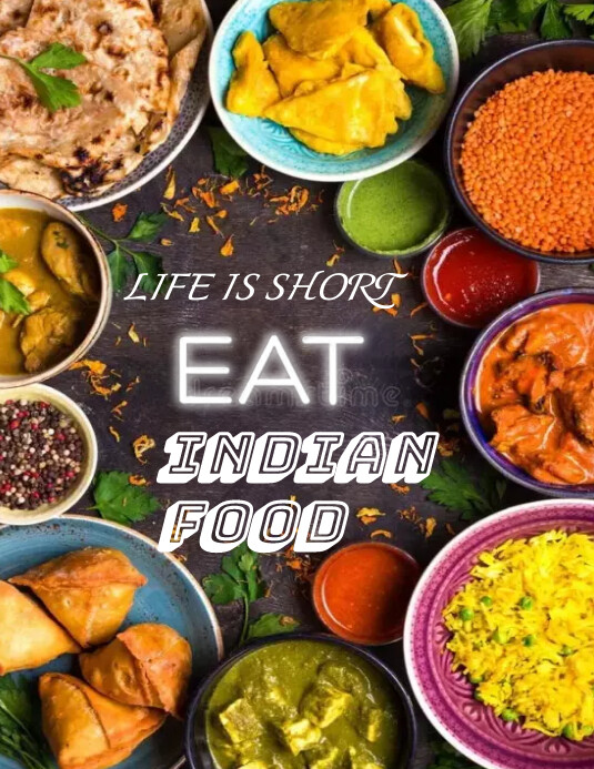Indian food Template | PosterMyWall