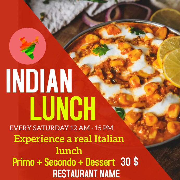Indian Food Flyer Templat | PosterMyWall