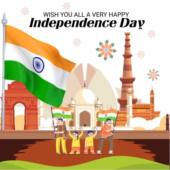 Plantilla de Indian Independence Day Ads | PosterMyWall