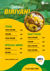 Indian Food Flyer Template | PosterMyWall