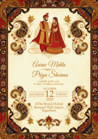 Indian wedding Template | PosterMyWall