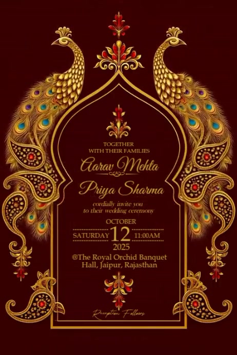 Indian Wedding Template | PosterMyWall