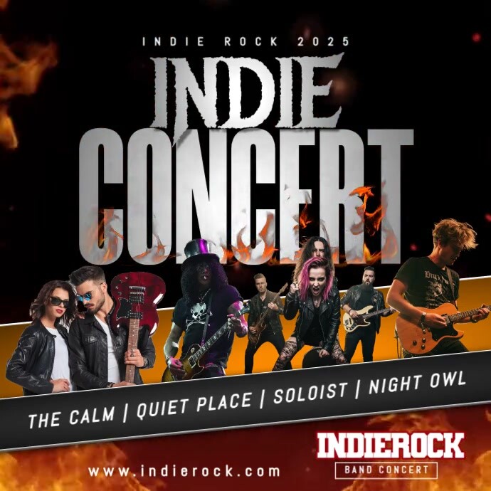 Copy of Indie Concert Night Event | PosterMyWall