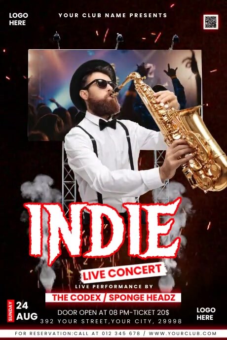 Copy of Indie Night Concert (2) | PosterMyWall
