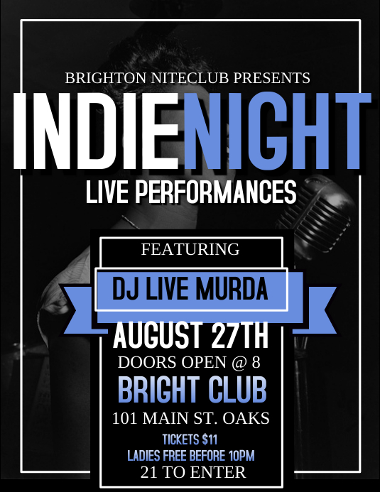 Indie Night | PosterMyWall