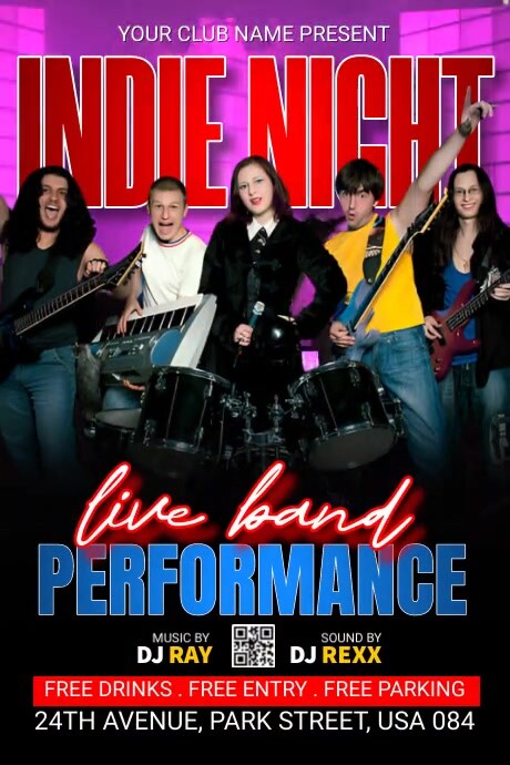 Copy of Indie Night Party | PosterMyWall