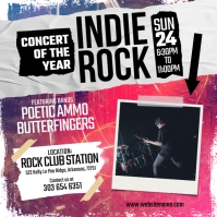 Rock Night Instagram Post Template | PosterMyWall