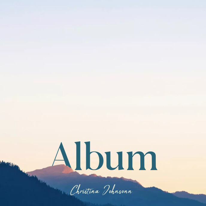 Indie Vibe Aesthetic sunset album cover Template | PosterMyWall