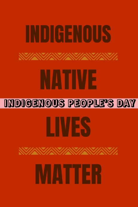 indigenous people's day Template | PosterMyWall