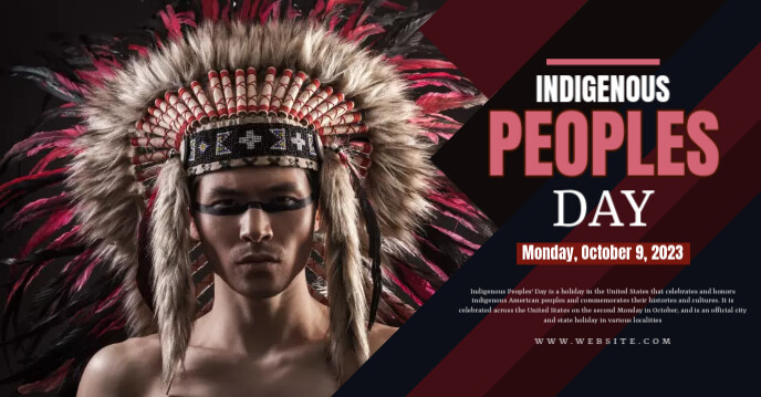 Copy of Indigenous People's Day Facebook Group Cover | PosterMyWall