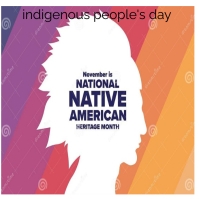 Happy indigenous day logo design template | PosterMyWall