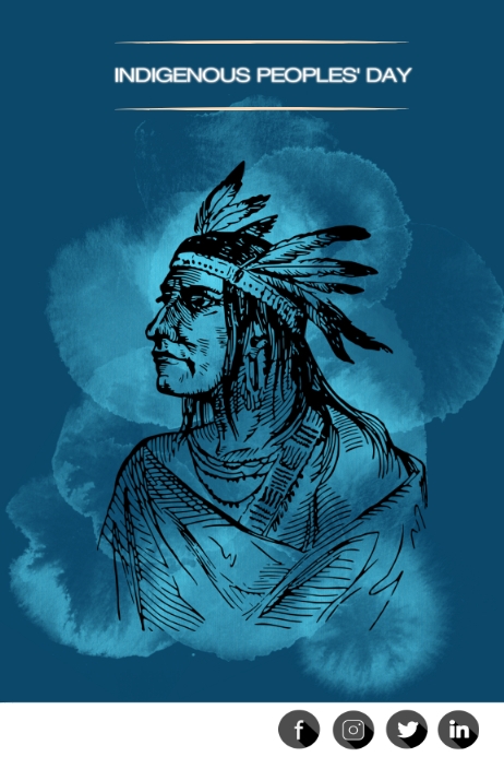 INDIGENOUS PEOPLE'S DAY POSTER Template | PosterMyWall