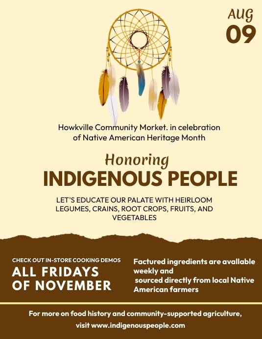 Copy of Indigenous people | PosterMyWall