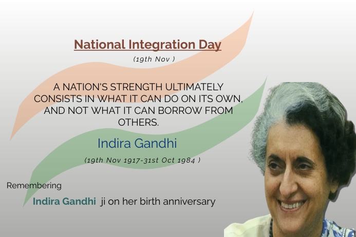 Indira Gandhi Template | PosterMyWall