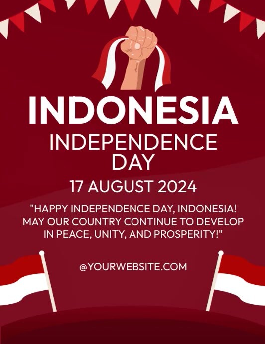 Indonesia independence day Ads Template | PosterMyWall