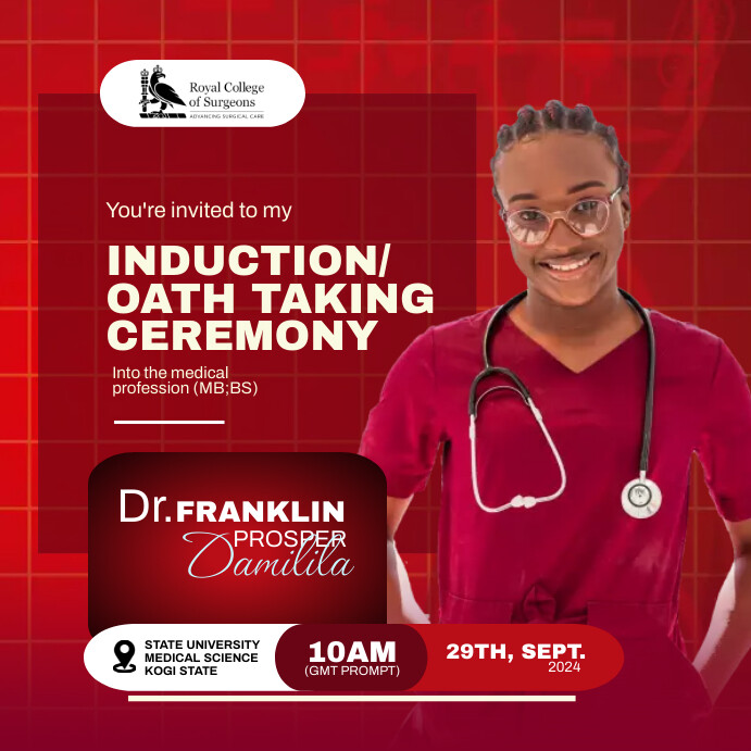 Induction Oath Taking Ceremony Flyer Template Postermywall