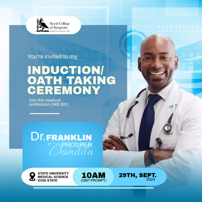 Induction Oath Taking Ceremony Flyer Template Postermywall