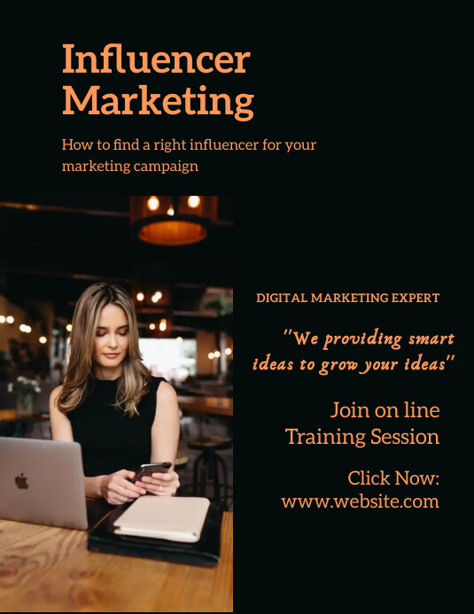 Modèle INFLUENCER FLYER DESIGN | PosterMyWall