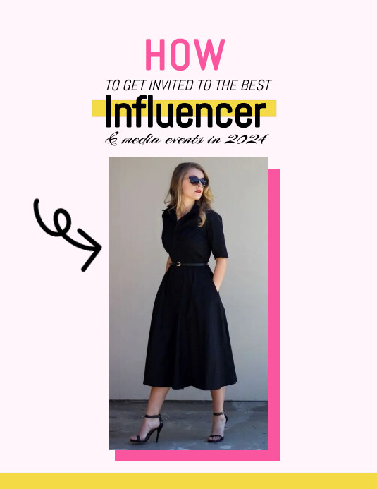 Plantilla de INFLUENCER FLYER DESIGN | PosterMyWall