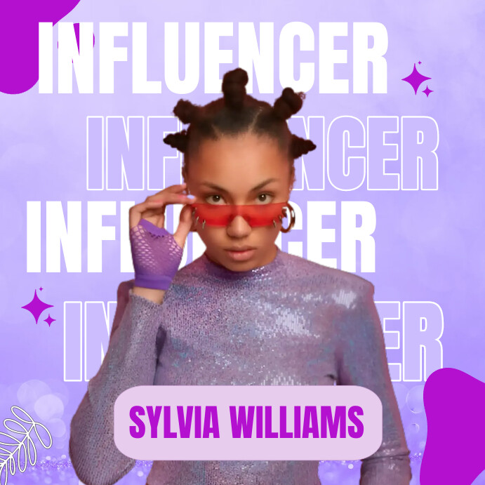 Influencer flyer template | PosterMyWall