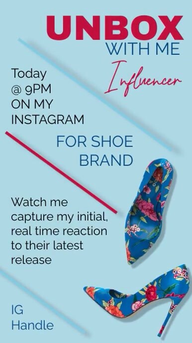 Influencer IG Story Template | PosterMyWall