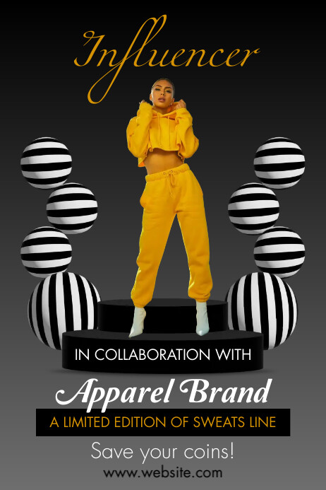 Influencer Poster Template | PosterMyWall