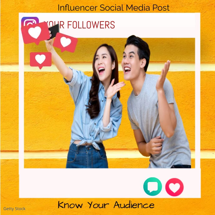 Plantilla de Influencer Social Media Post | PosterMyWall