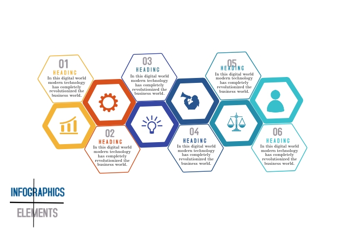 INFO GRAPHIC ELEMENT Templat | PosterMyWall