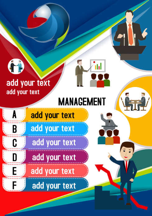 Infographic business management template | PosterMyWall