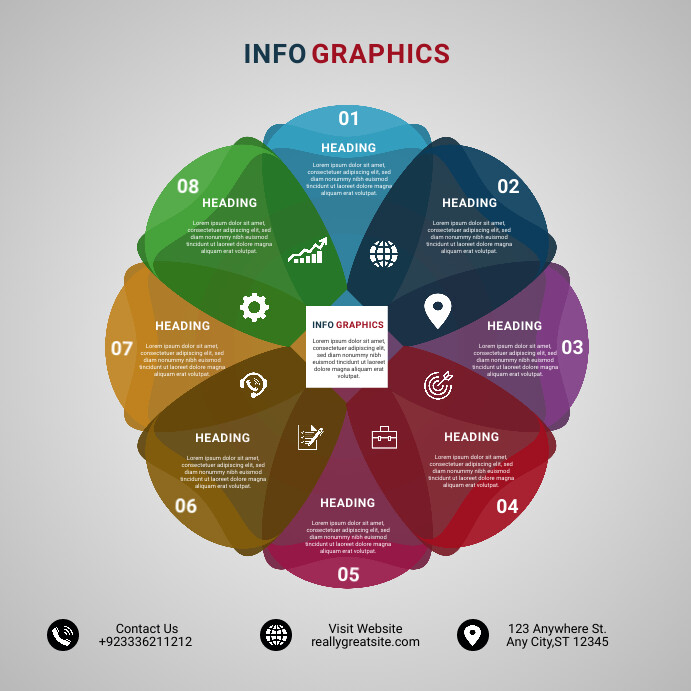 Infographics template | PosterMyWall