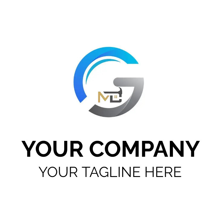 Initial GC Letter Linked Logo. GC Template | PosterMyWall