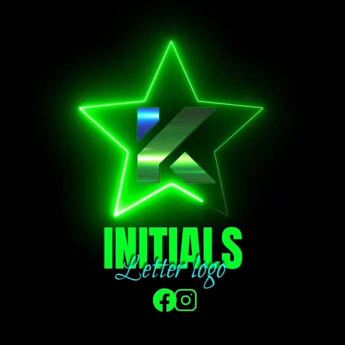 Initial letter animation logo Template | PosterMyWall