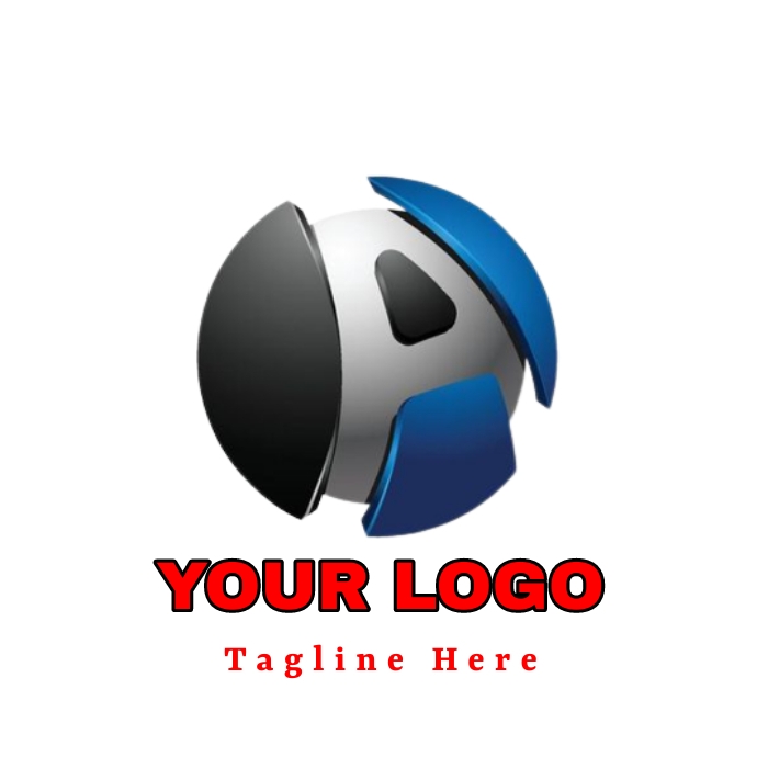 Copy of Initial letter logo template colored blue gre | PosterMyWall