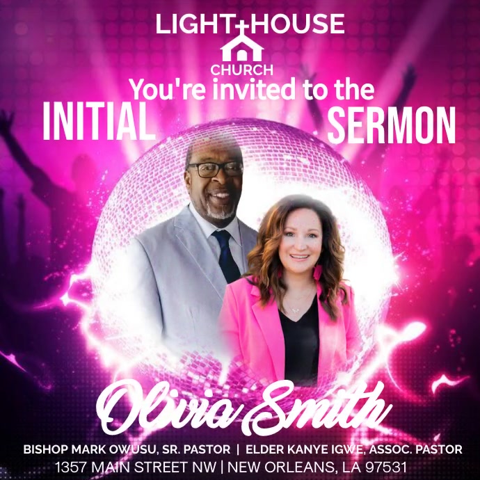 Copy of Initial Sermon , initial flyer , sermon ista | PosterMyWall