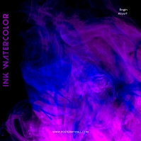 Ink Watercolor Album CD Cover Template | PosterMyWall