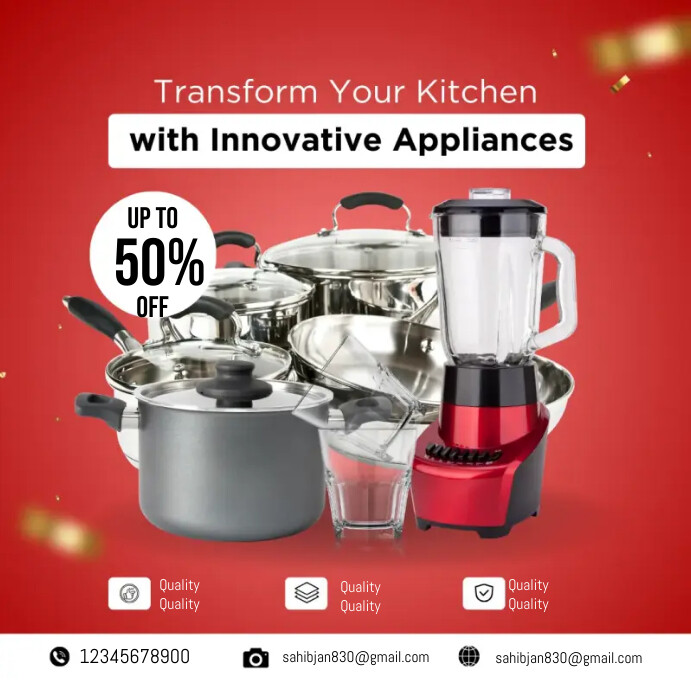 innovative appliance Template | PosterMyWall