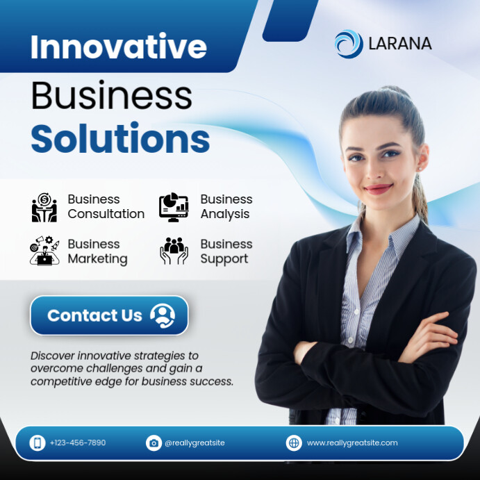Innovative Business Solutions Template | PosterMyWall