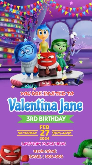 Inside out 2 Template | PosterMyWall