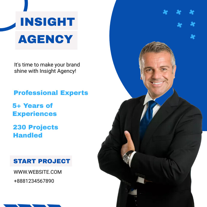Insight agency Template | PosterMyWall