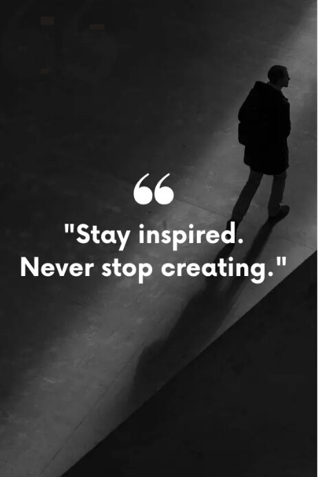 Inspiration quote Template | PosterMyWall