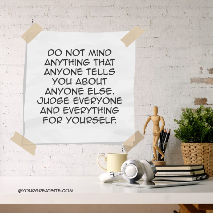 Inspiration Quote Template | PosterMyWall