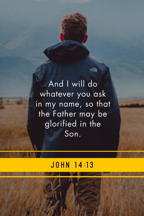 inspirational bible verse poster Template | PosterMyWall