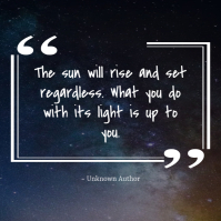 Inspirational quotes Instagram post Template | PosterMyWall