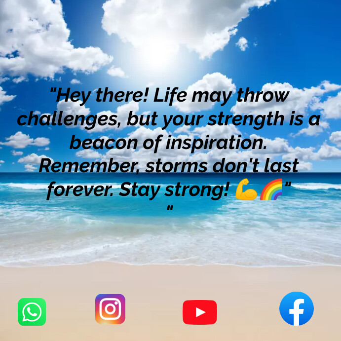 Inspirational Instagram Quote Template | PosterMyWall
