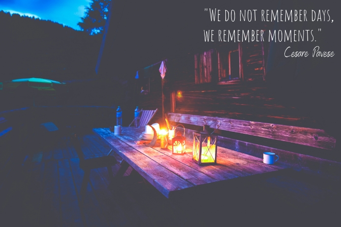 Inspirational poster about moments Template | PosterMyWall