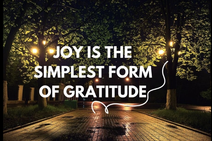 Copy of INSPIRATIONAL POSTER ON JOY | PosterMyWall